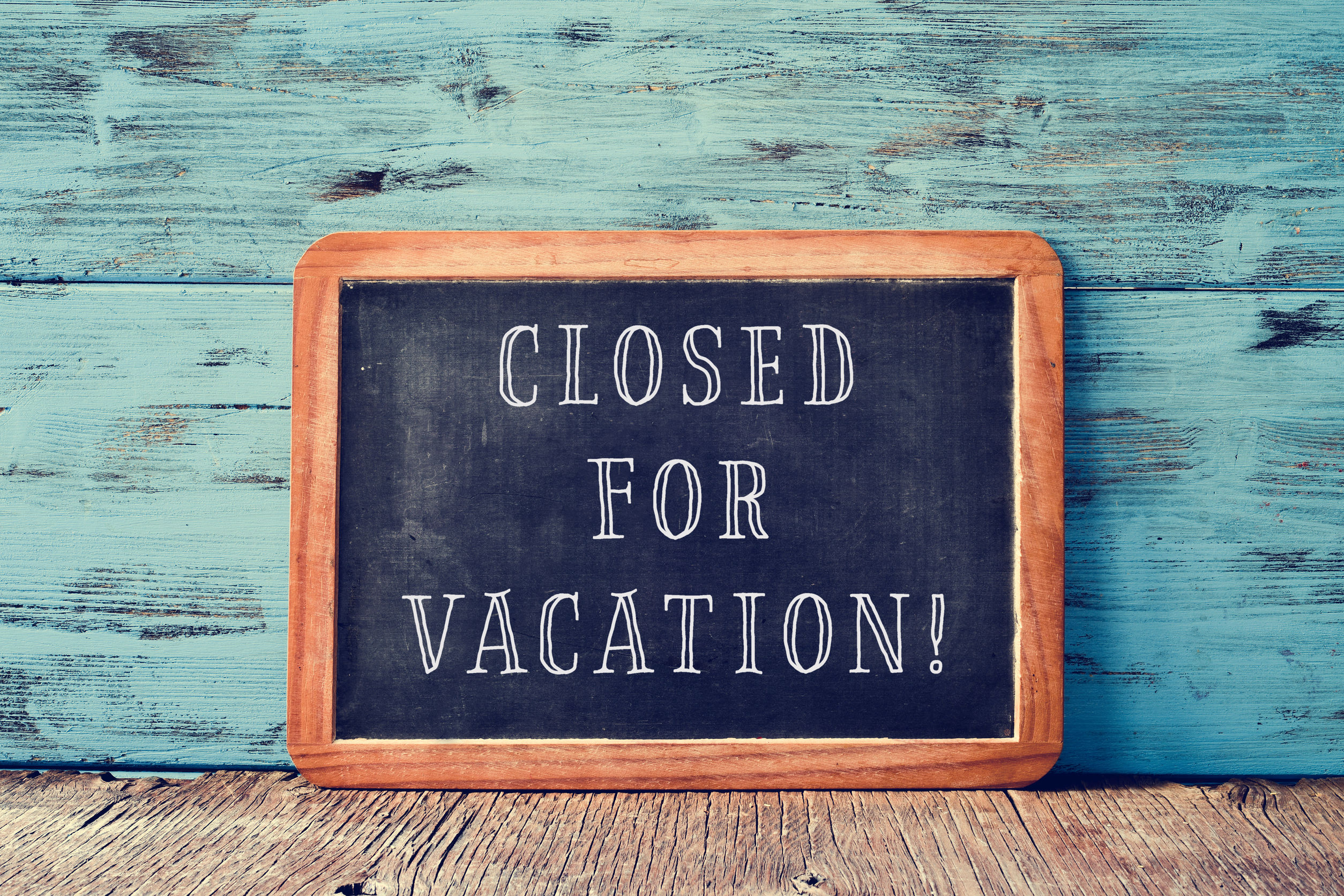 Closed For Holidays IONICS